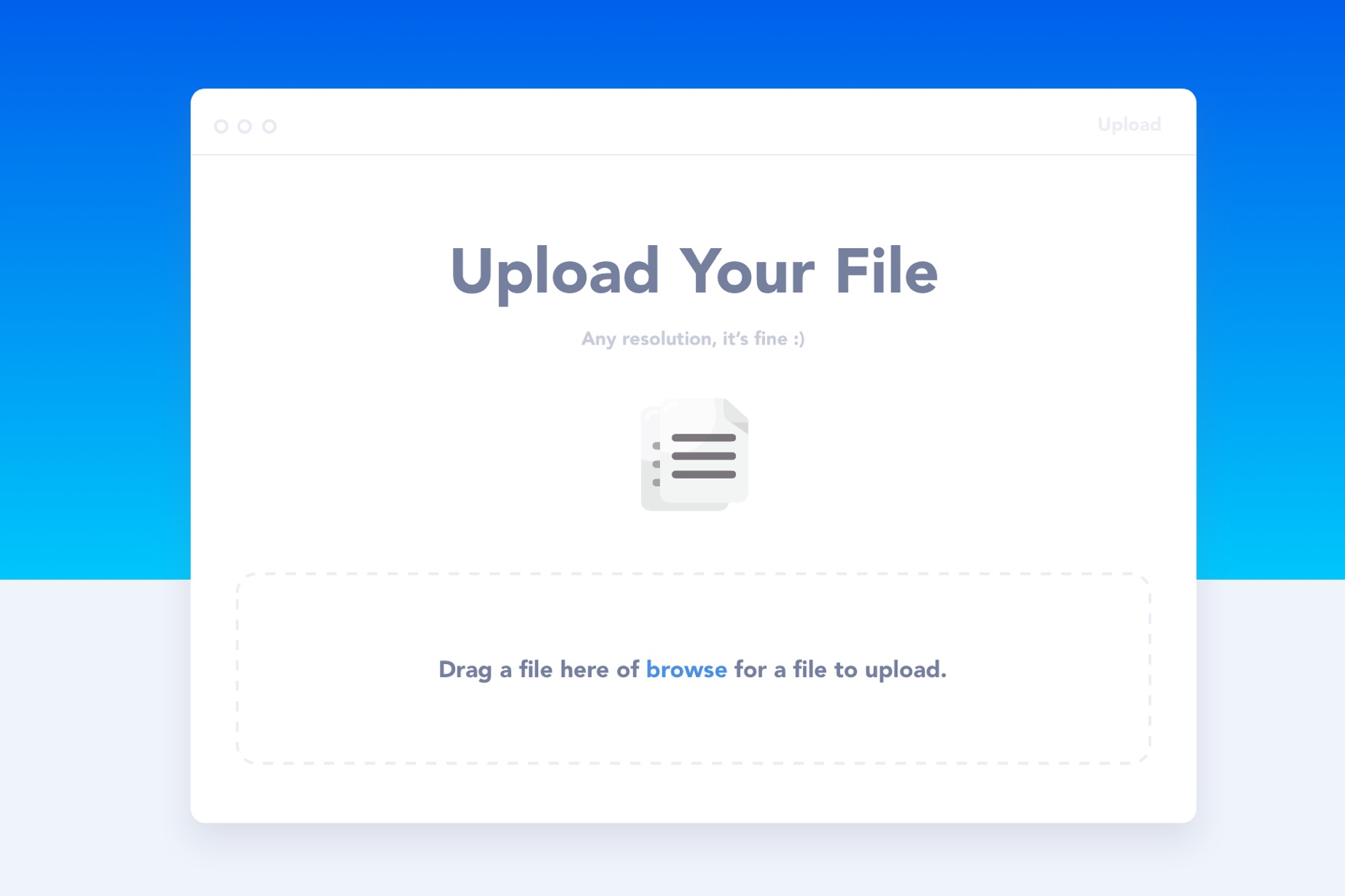 Upload Files Widget Pixroad 7187